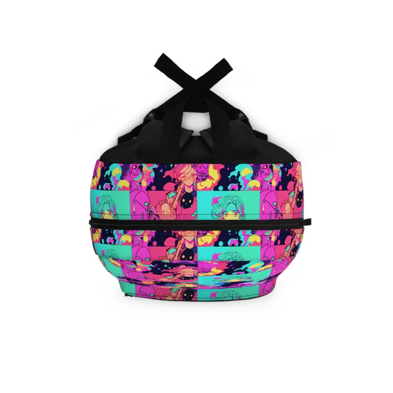Glitchwave Gal Anime Vaporwave Fabric Backpack Kawaii Anime - Etsy