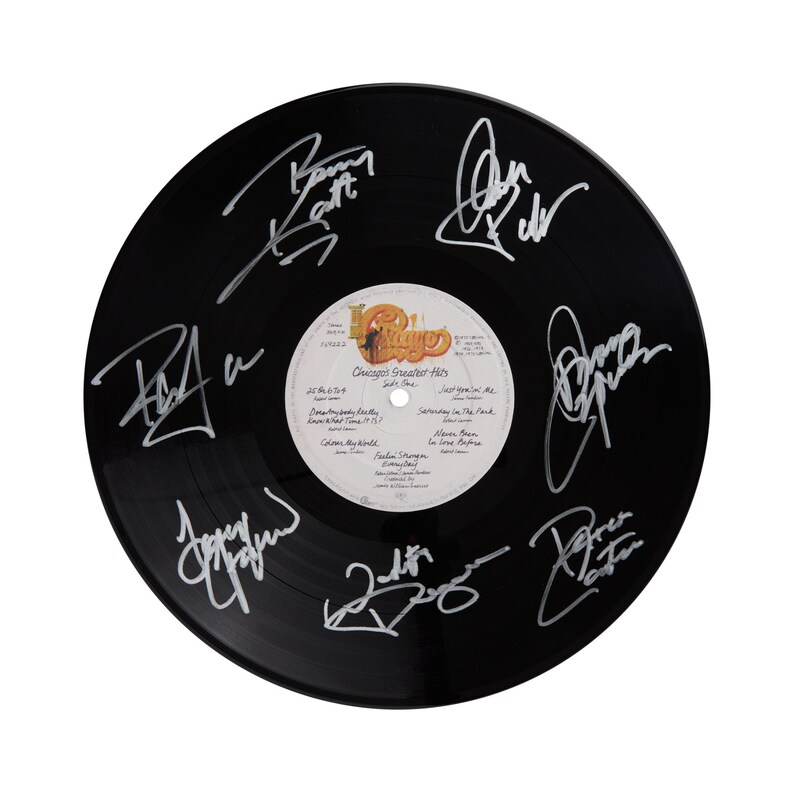 Chicago Greatest Hits Vinyl Record Signed Music Gift Limited Edition ...