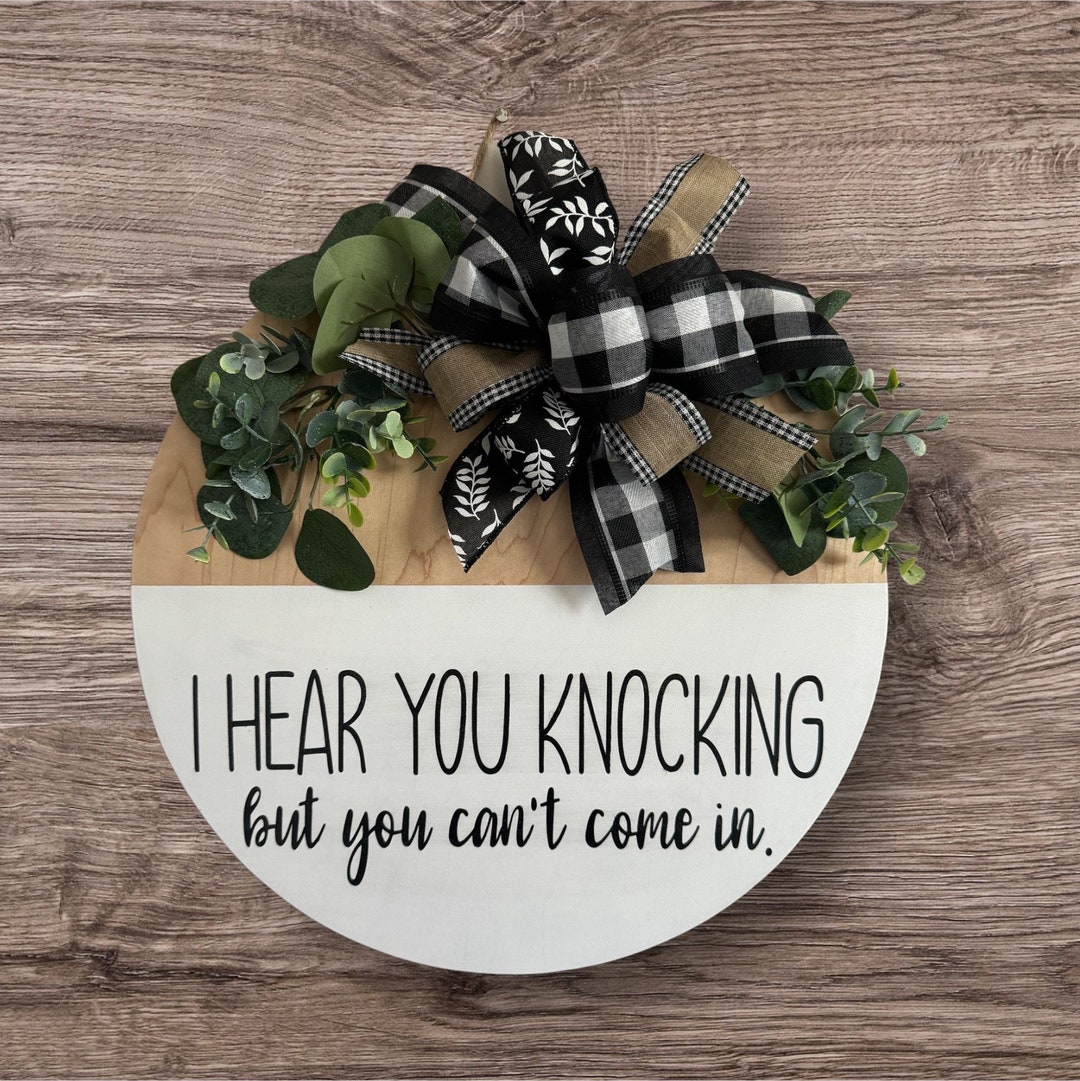 Funny Painted Door Sign 16 Door Sign Welcome Gift New Home Sign Gift - Etsy