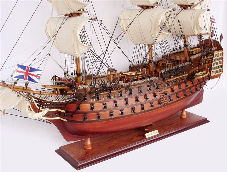 Model Ship Sailing Ship HMS Victory - Etsy