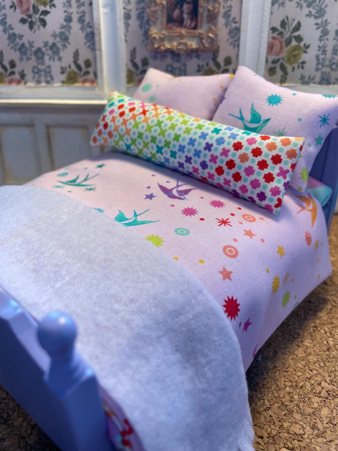 Miniature 1:12 Scale Bed in a Bag Double Size - Etsy
