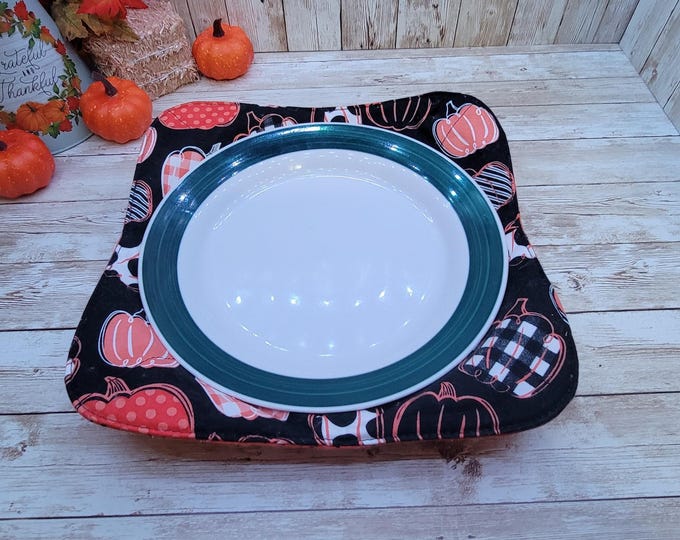 Reversible Dinner Plate Cozy Printable Sewing Pattern and Tutorial ...