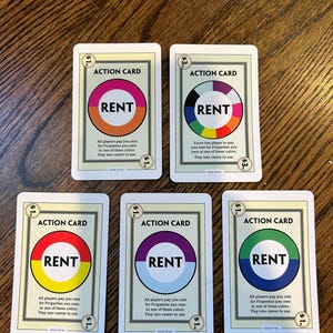Monopoly Deal Card Template | Custom Printable Deck | Personalized ...