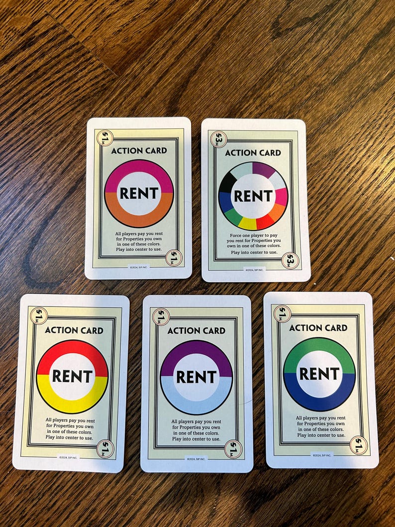 Monopoly Deal Template Custom, Extremely Accurate Deck for Valentines ...