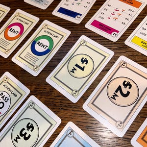 Monopoly Deal Card Template | Custom Printable Deck | Personalized ...