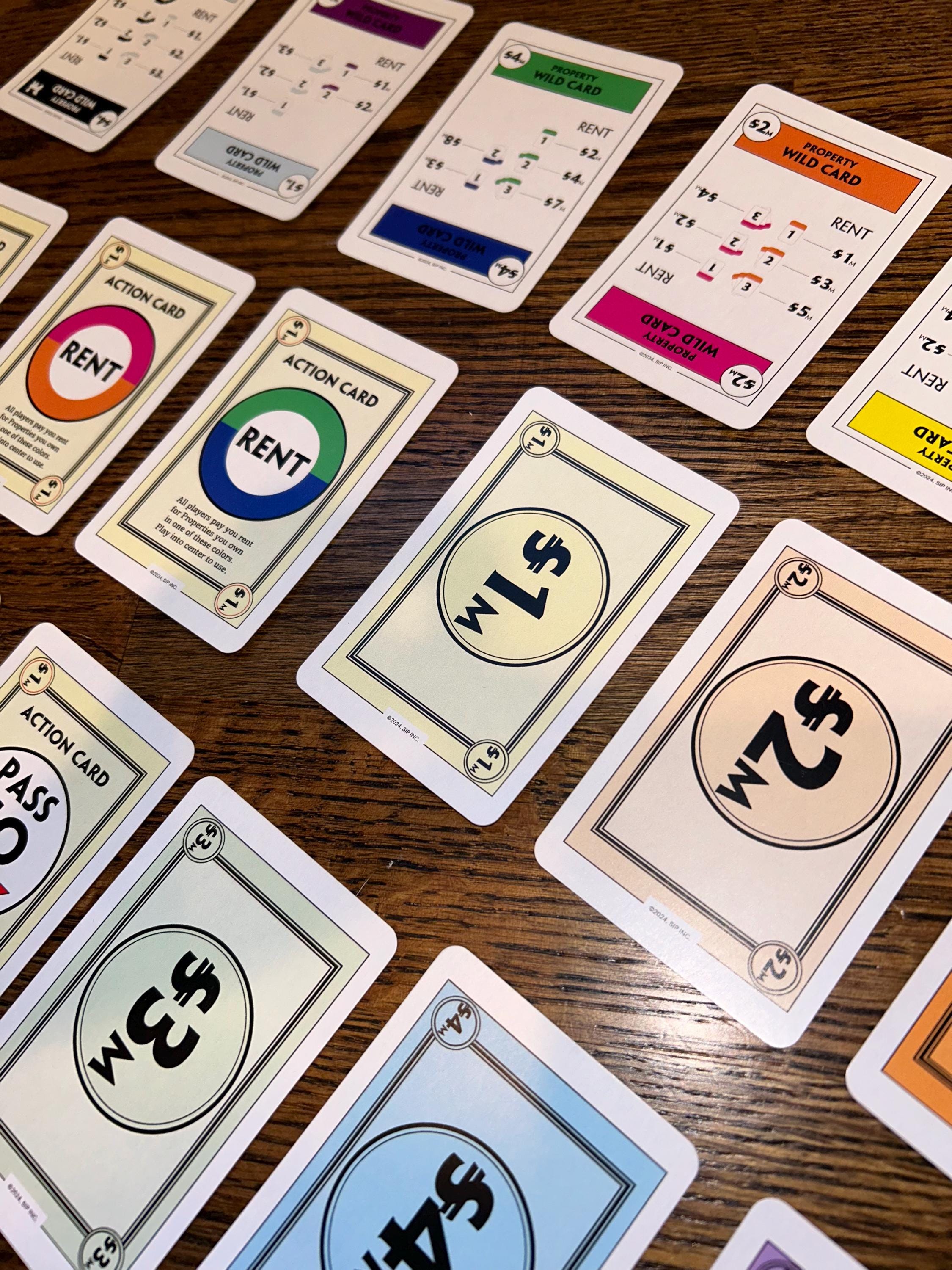 Monopoly Deal Card Template | Custom Printable Deck | Personalized ...