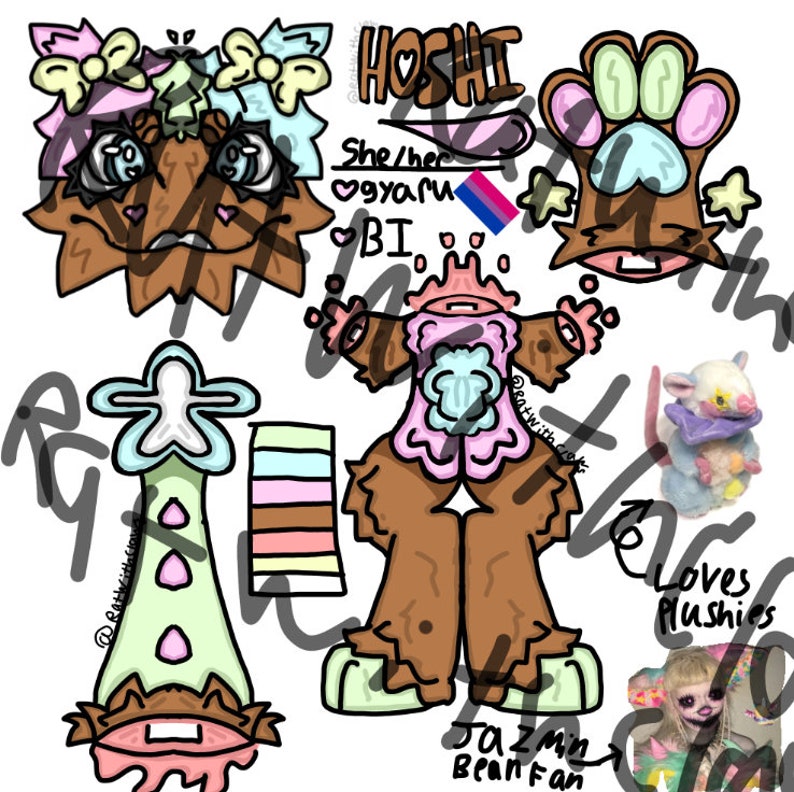 Fursona Ref Sheet - Etsy