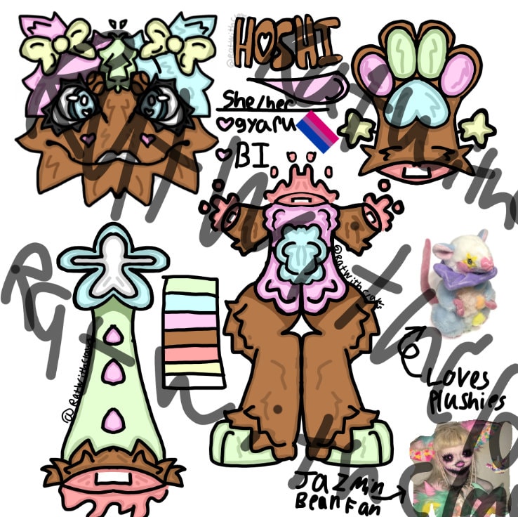 Fursona Ref Sheet - Etsy