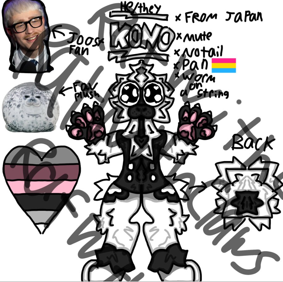 Fursona Ref Sheet - Etsy