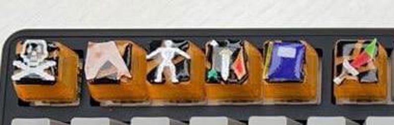 Runescape Menu Swap Keycaps (inferno Theme) - Etsy