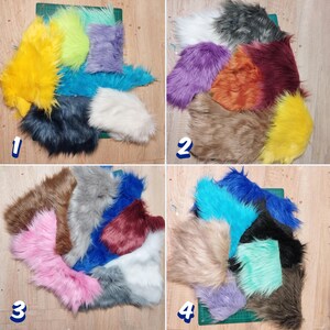 Small Faux Fur Scrap Boxes for Cosplay, Therian, Fursuits & Crafty ...