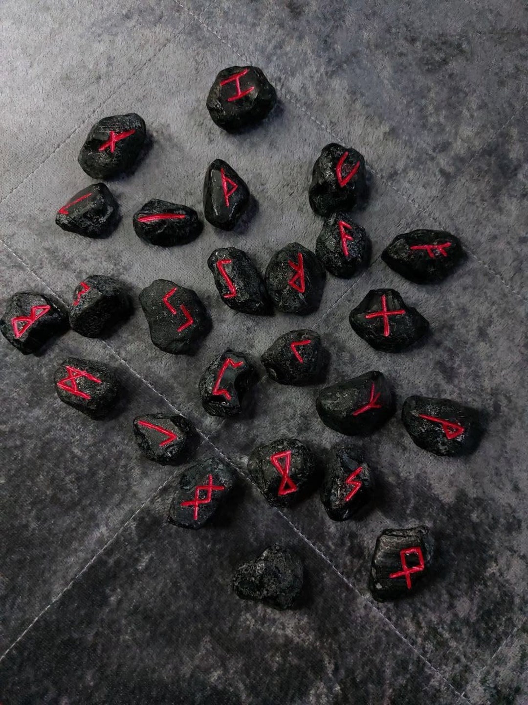 Obsidian Rune Set Tyr - Etsy
