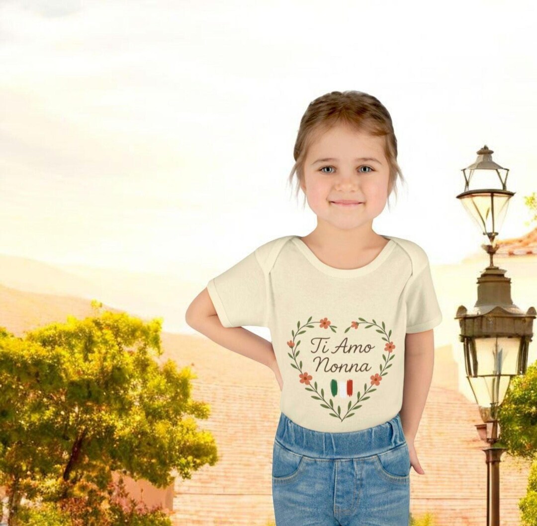 Infant Bodysuit, Ti Amo Nonna, Adorable Baby Gift, Newborn Clothes ...