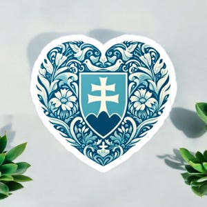 Kiss-cut Vinyl Decals - Slovak Folk Art Decals, Unique European Costume ...