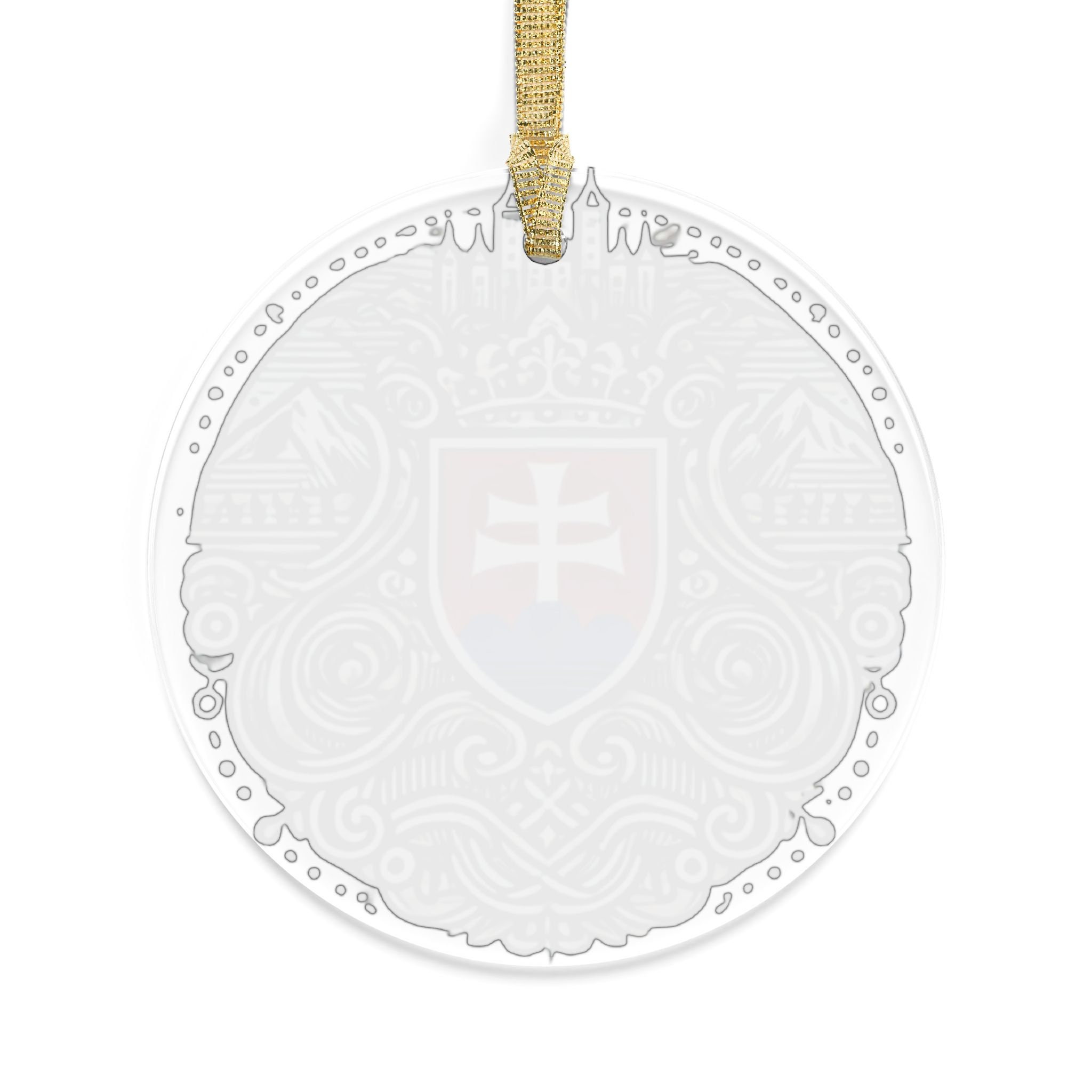 Slovakia Coat of Arms Christmas Ornaments Slovak Holiday Decor ...