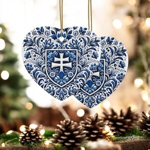 Slovakia Christmas Ornament, Traditional Eastern European Folk Art ...