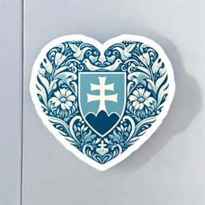 Kiss-cut Vinyl Decals - Slovak Folk Art Decals, Unique European Costume ...