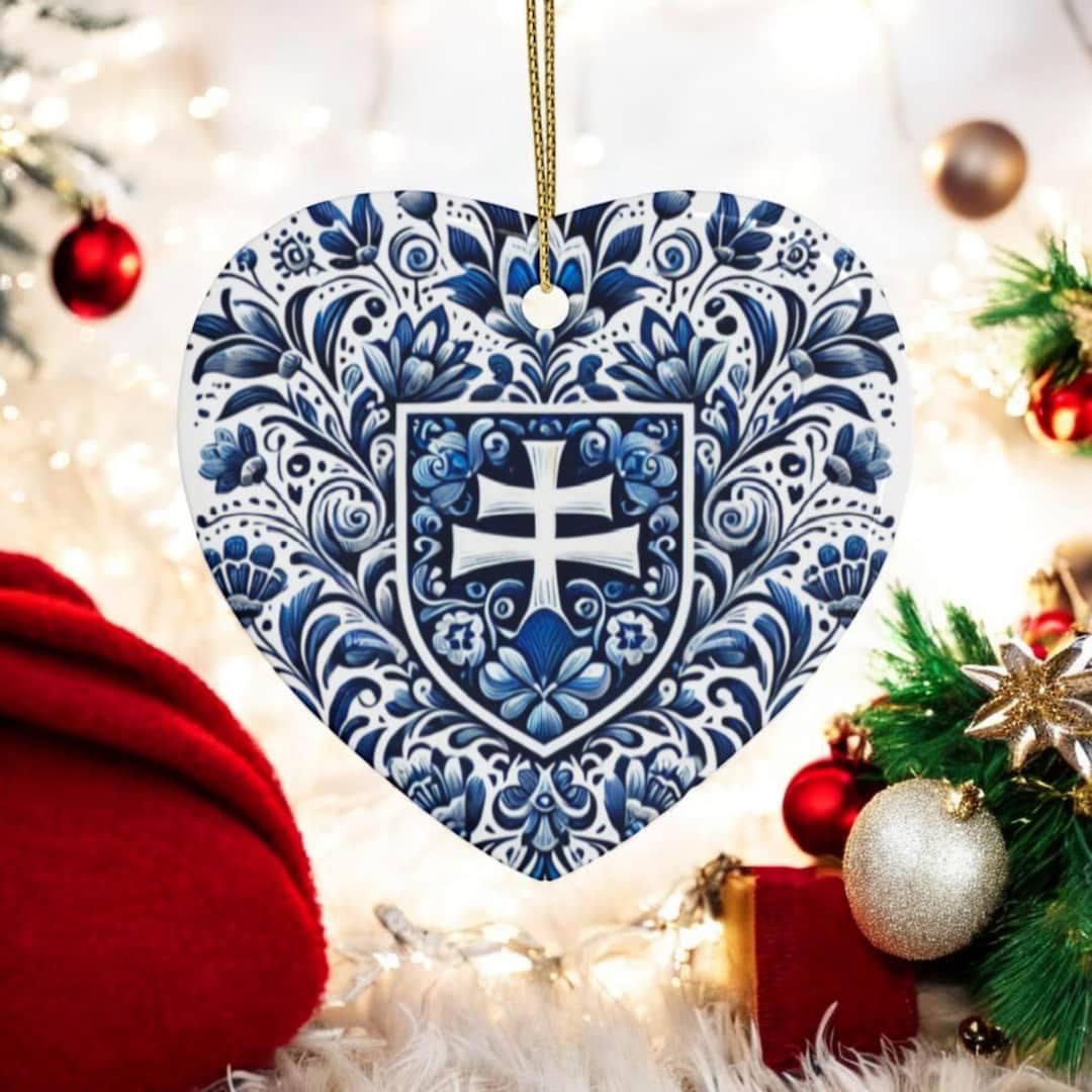 Slovakia Christmas Ornament, Traditional Eastern European Folk Art ...
