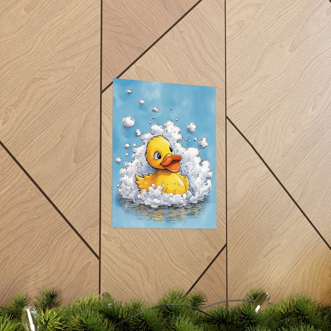 Bubble Duck the Rubber Duckie Cartoon Poster - Etsy