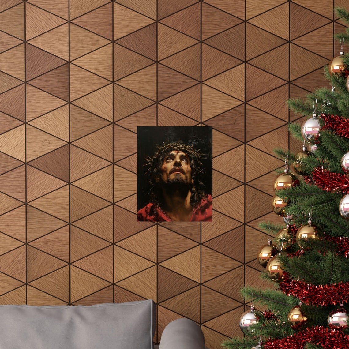 Abba, Father Jesus Prays Catholic Christian Faith Art Poster - Etsy