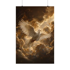 Holy Spirit - Dove Bird Catholic Christian Faith Animal Wildlife Art ...