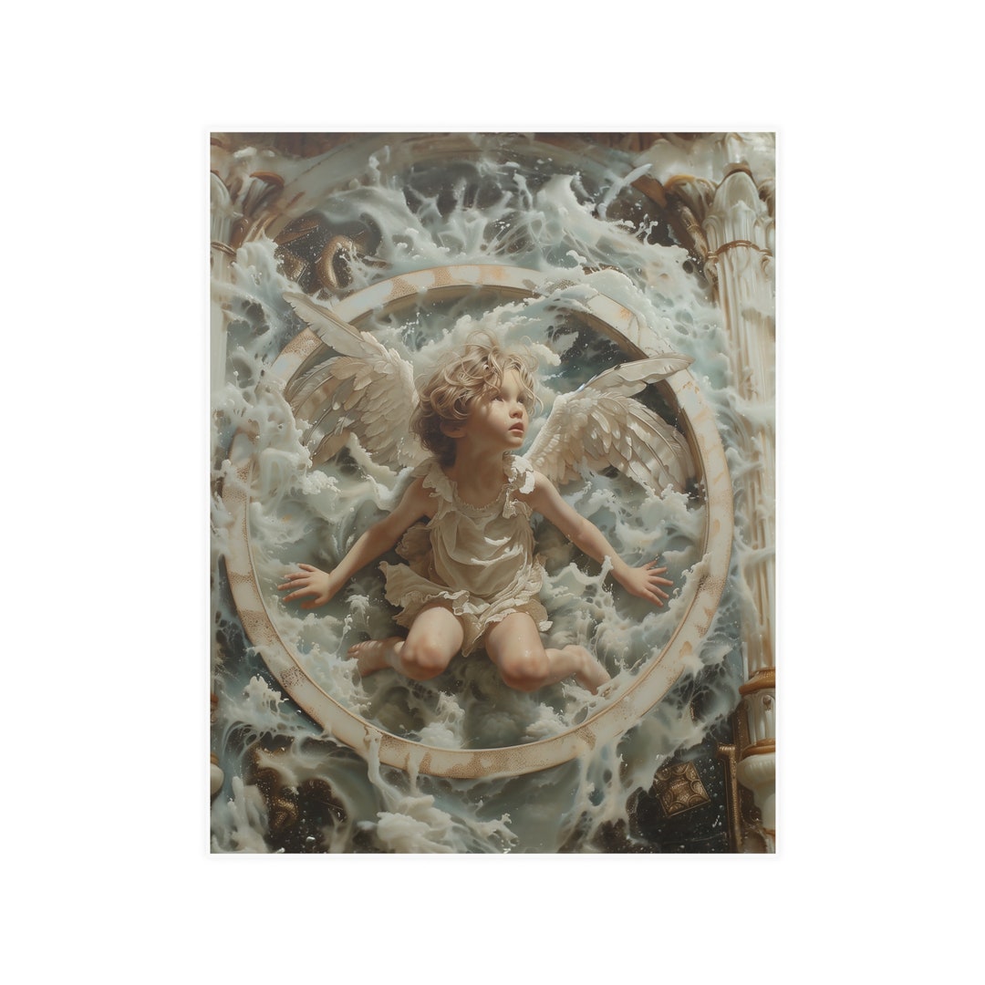 The Cherub Poster - Etsy
