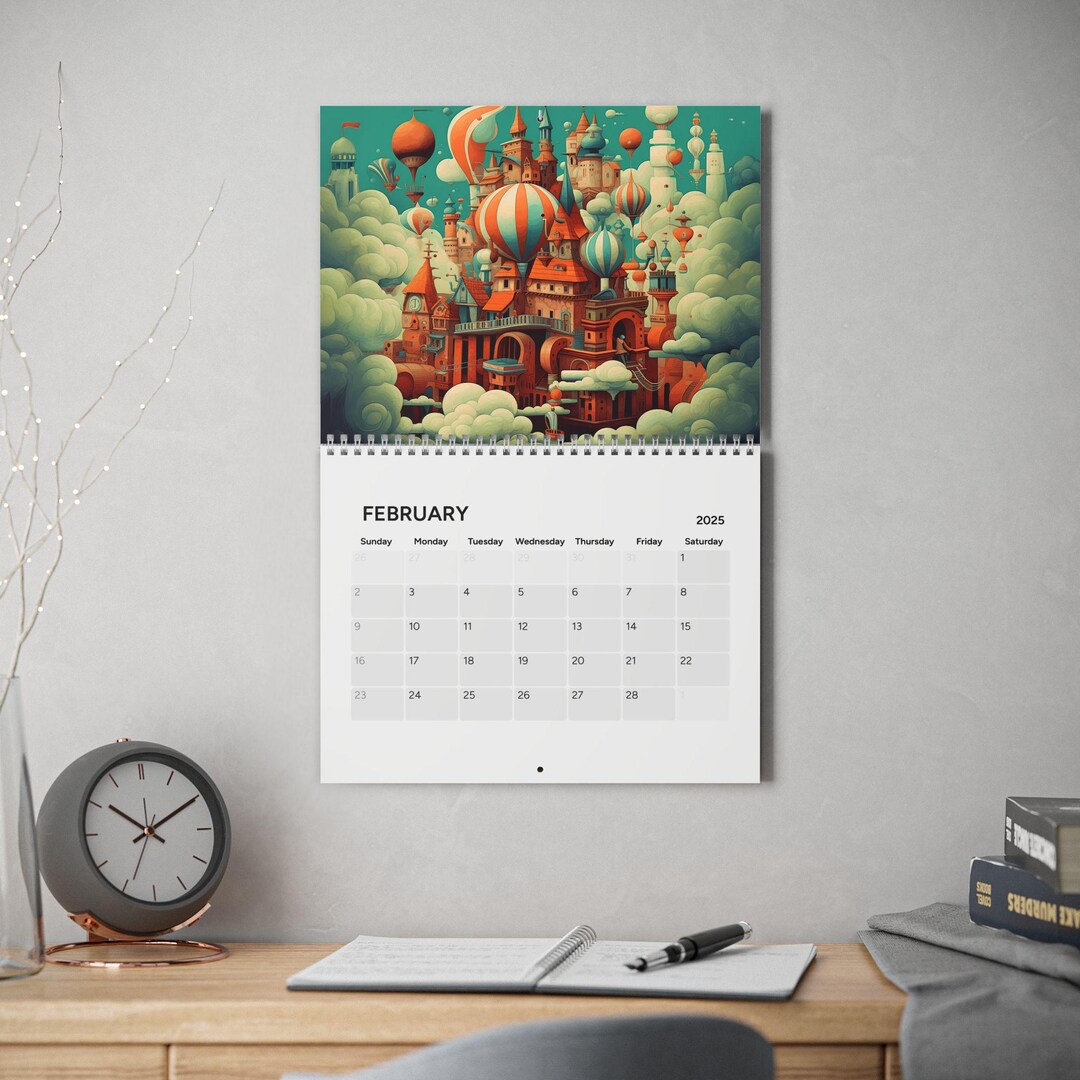 Fantasy Art Calendar (2025) - Whimsical Wall Art, Dreamy Planning Decor ...