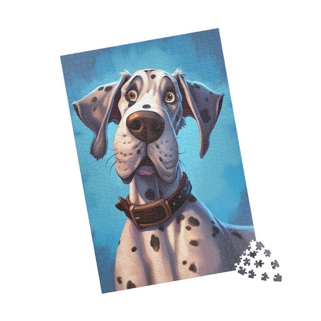 Big Boy Great Dane Puzzle, 1014 Pieces, Family Activity, Dog Lover Gift ...