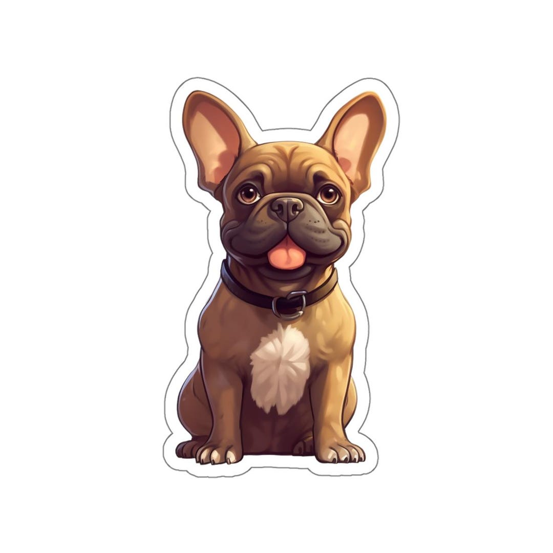 Adorable French Bulldog Kiss-cut Stickers Pet Lover Gift, Dog Decor ...