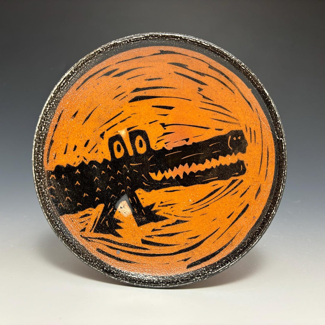 Gator Snack Plate Toast Plate Dessert Plate Small Plate 6 1/4 Diameter ...