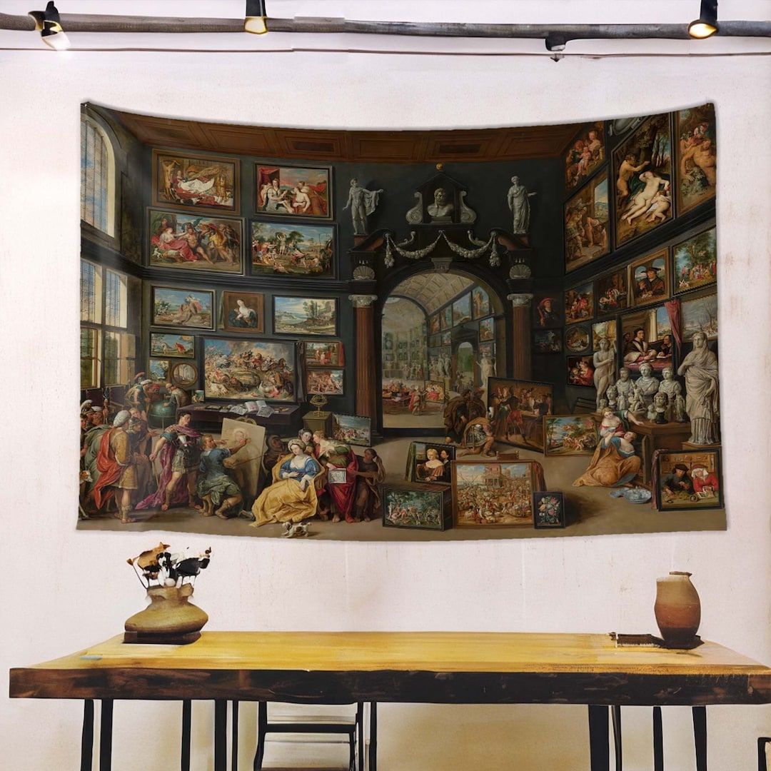 Renaissance Tapestry Wall Decor, Medieval Wall Tapestry, Vintage Jesse ...