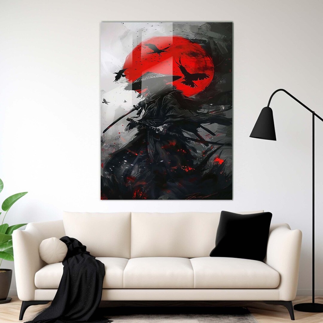 Japanese Samurai Wall Art, Wall Decor Hangings, Art Decor Wall ...