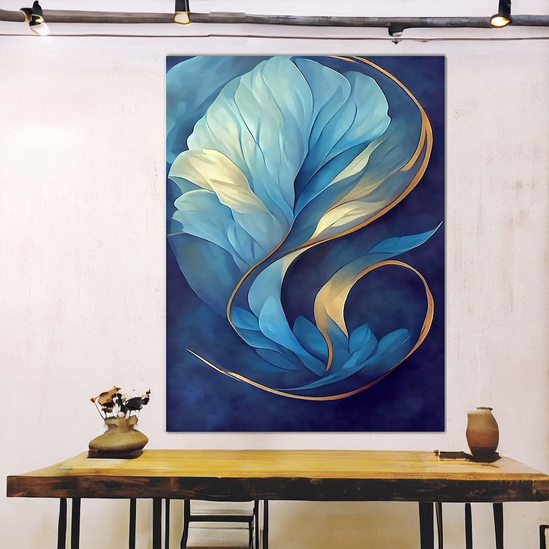 Abstract Glass Wall Art, Modern Glass Wall Decor, Tempered Glass Wall ...