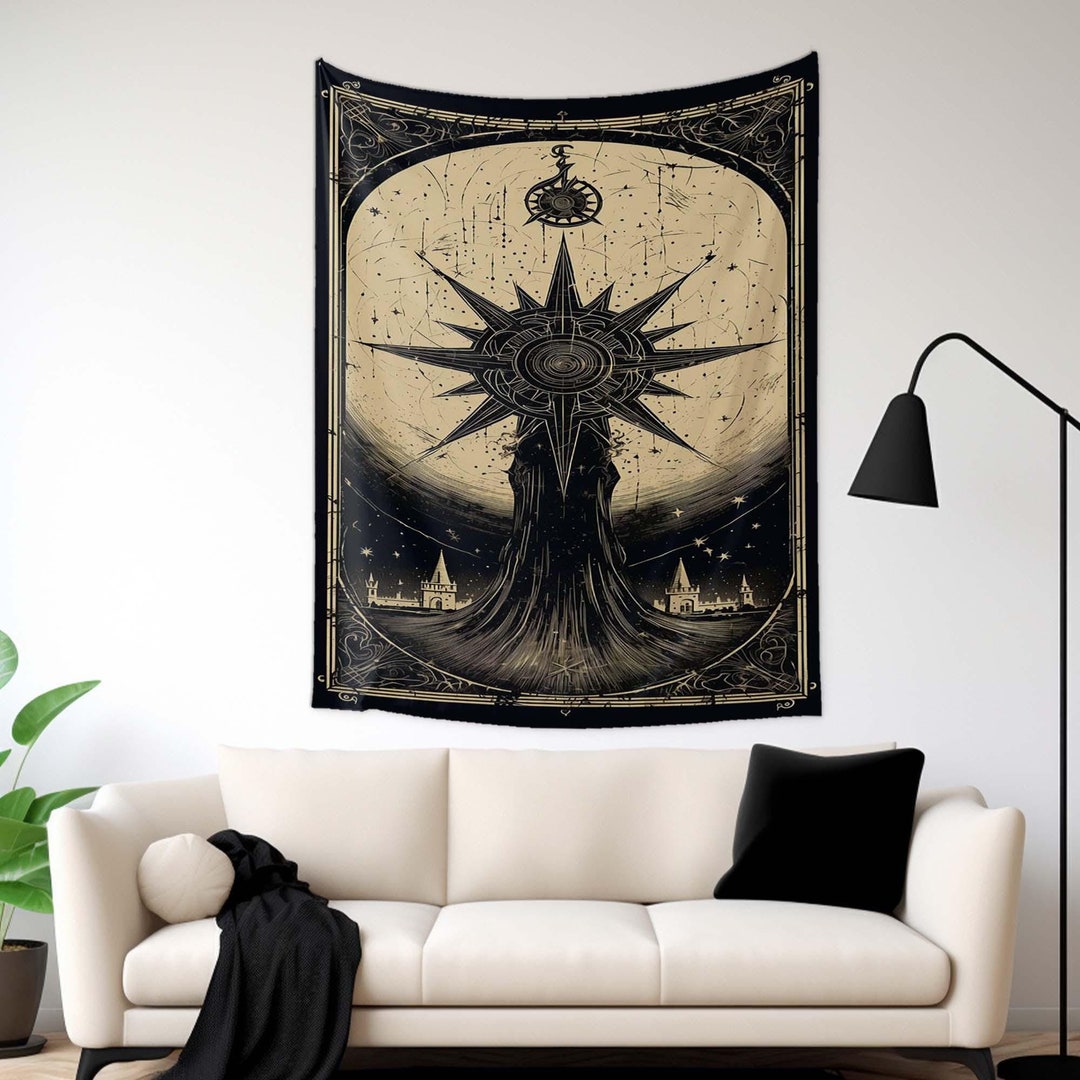 Horror Gothic Tapestry, Satanic Sabbath Tapestry, Occult Tapestry ...