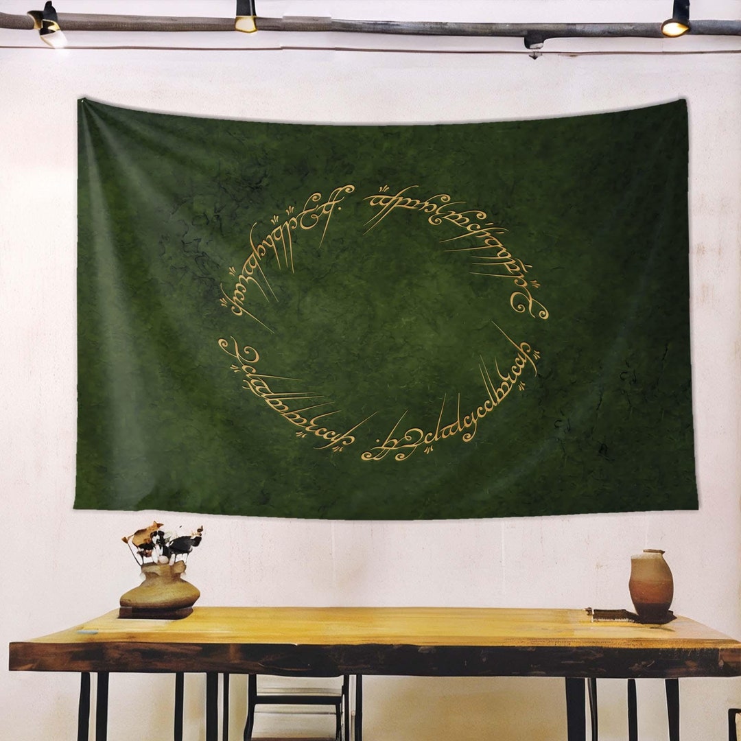 Lord of the Ring Tapestry, Wall Decor Lord of the Ring, LOTR Tapestry ...
