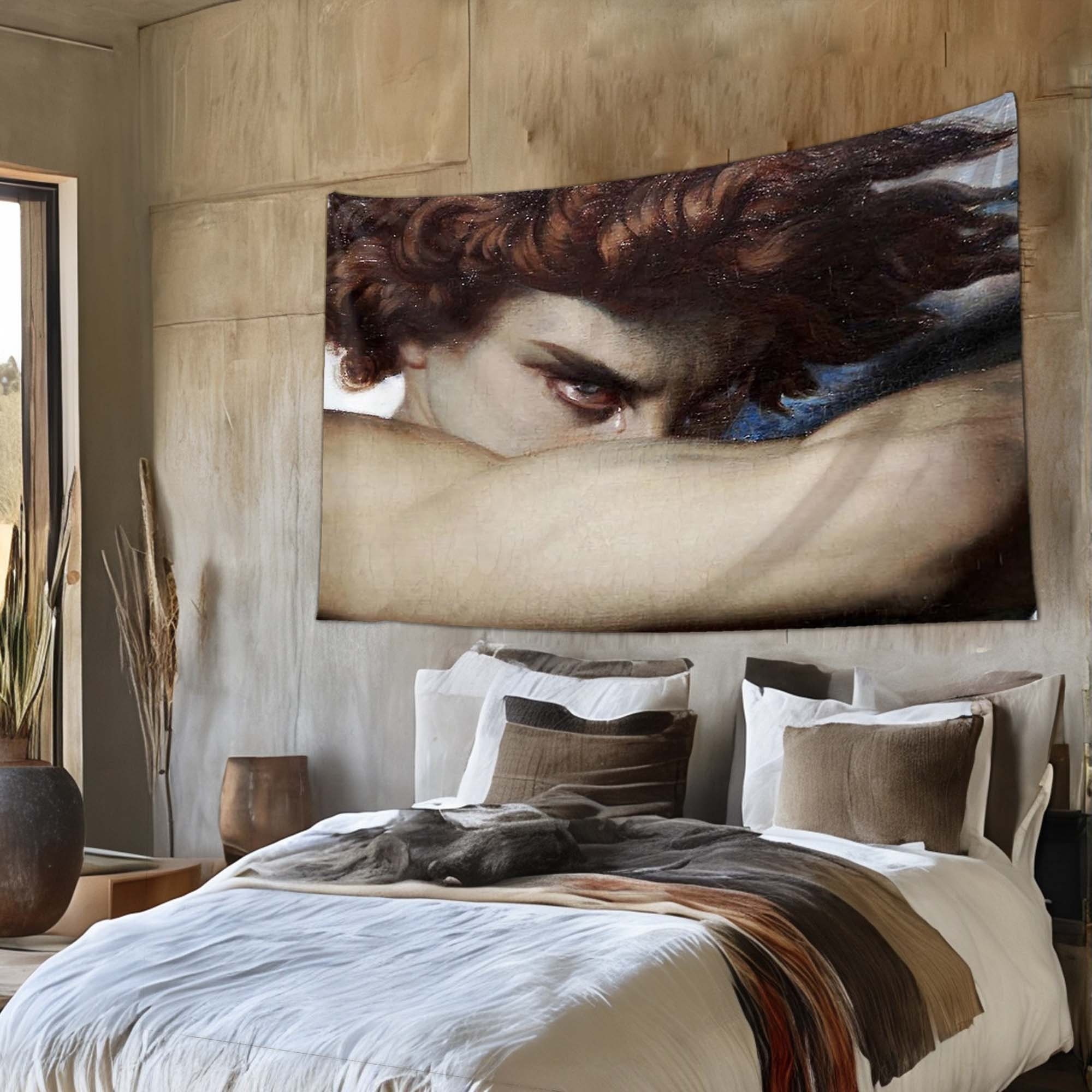 Fallen Angel Poster, Fallen Angel Tapestry, Alexandre Cabanel Wall Art ...
