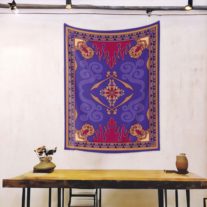 Aladdin Tapestry, Magic Aladdin Tapestry, Home Decor Tapestry, Ornament ...