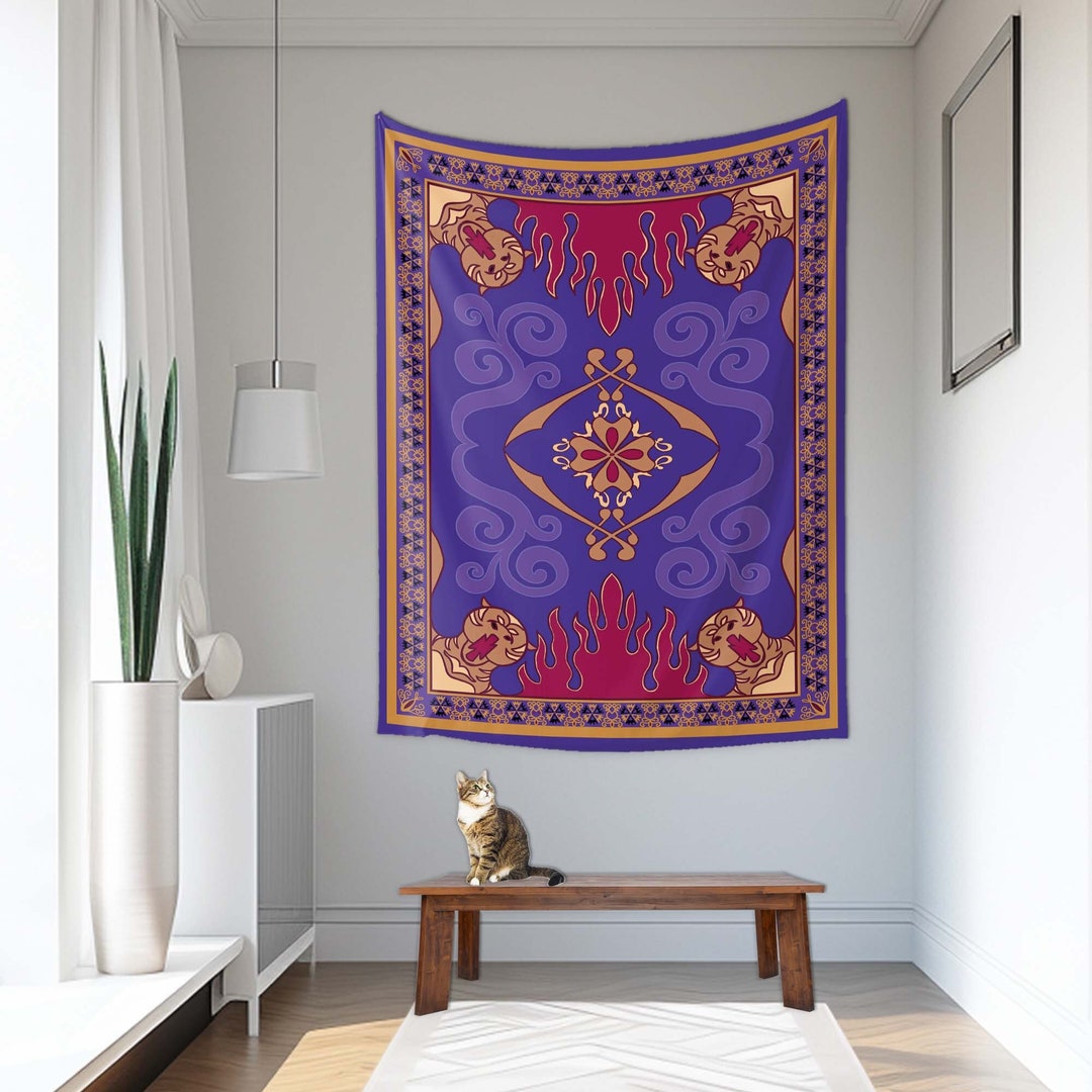 Aladdin Tapestry, Magic Aladdin Tapestry, Home Decor Tapestry, Ornament ...