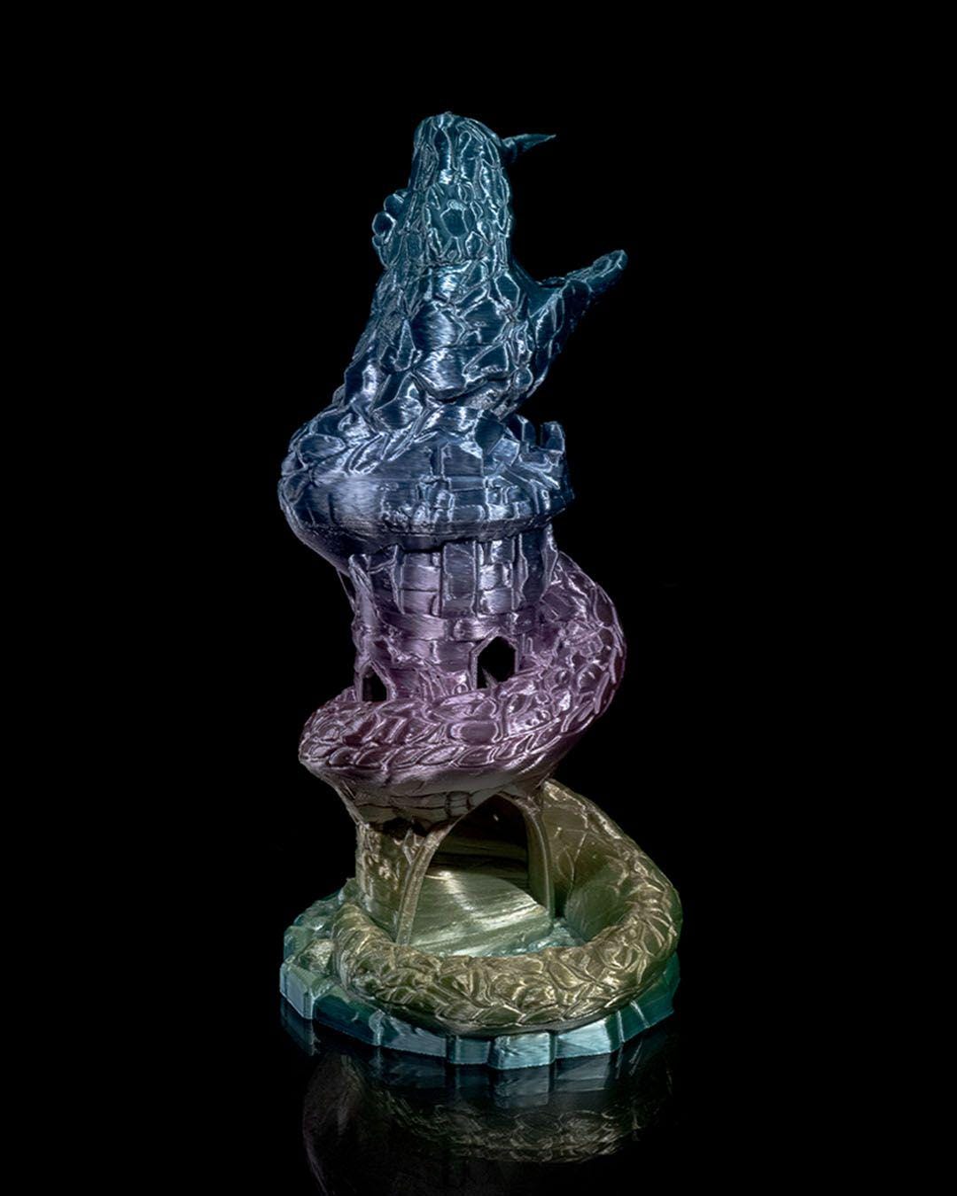 Basilisk Dice Tower 3D Printed RPG Accessory D&D Dice Roller Not ...