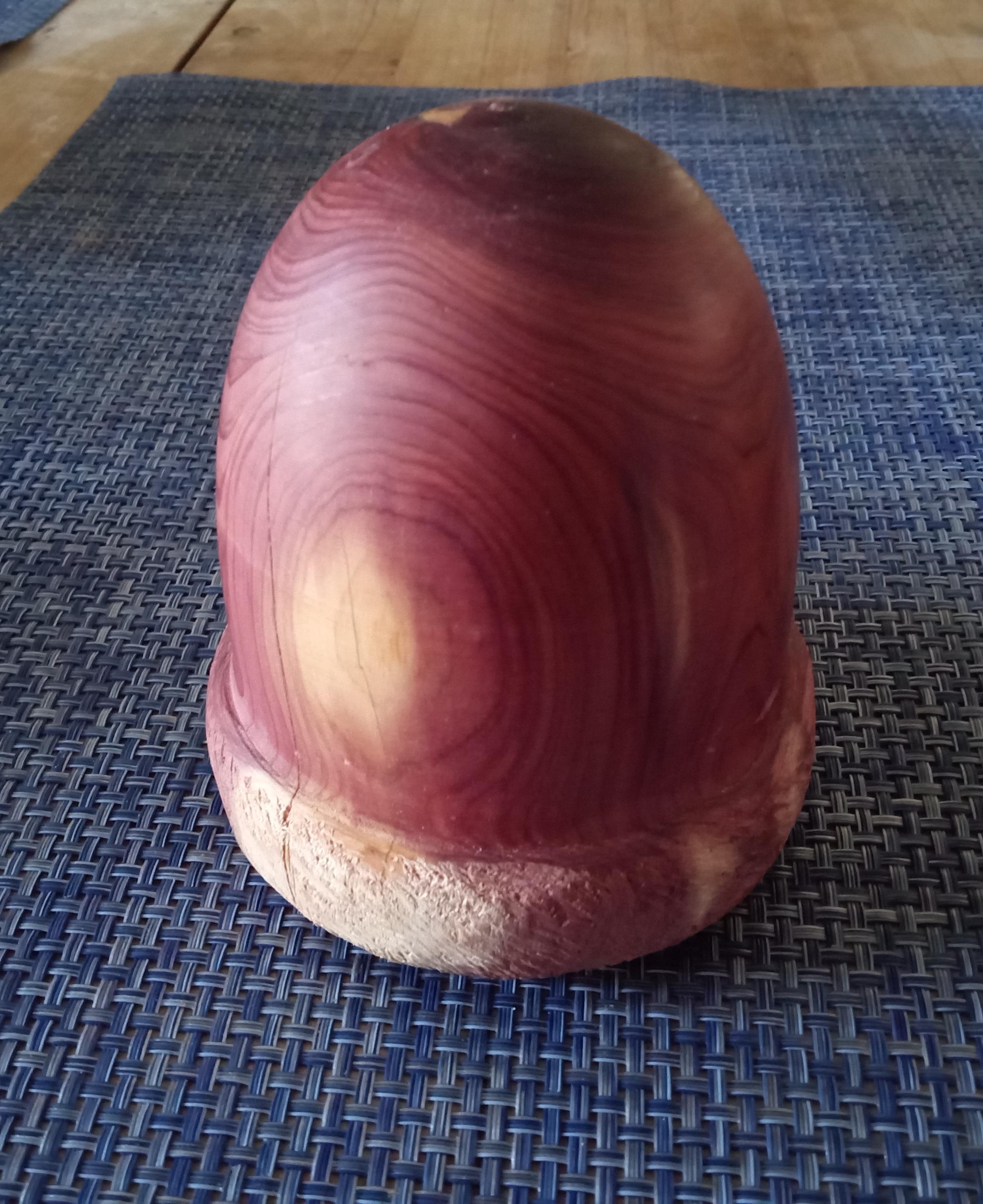 Large Lathe Turned Cedar Acorn From Reclaimed Cedar Wood - Etsy