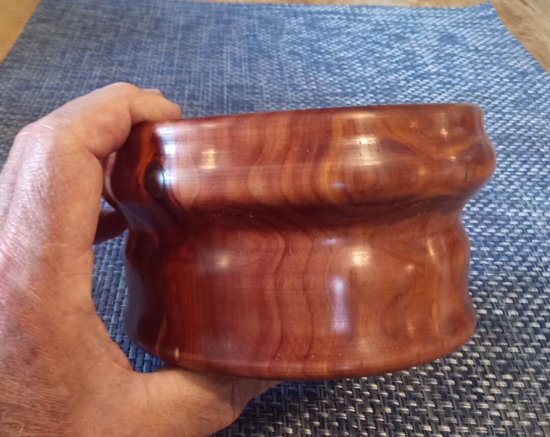 Beautiful Small Cedar Bowl Lathe Turned From Reclaimed Cedar Log - Etsy