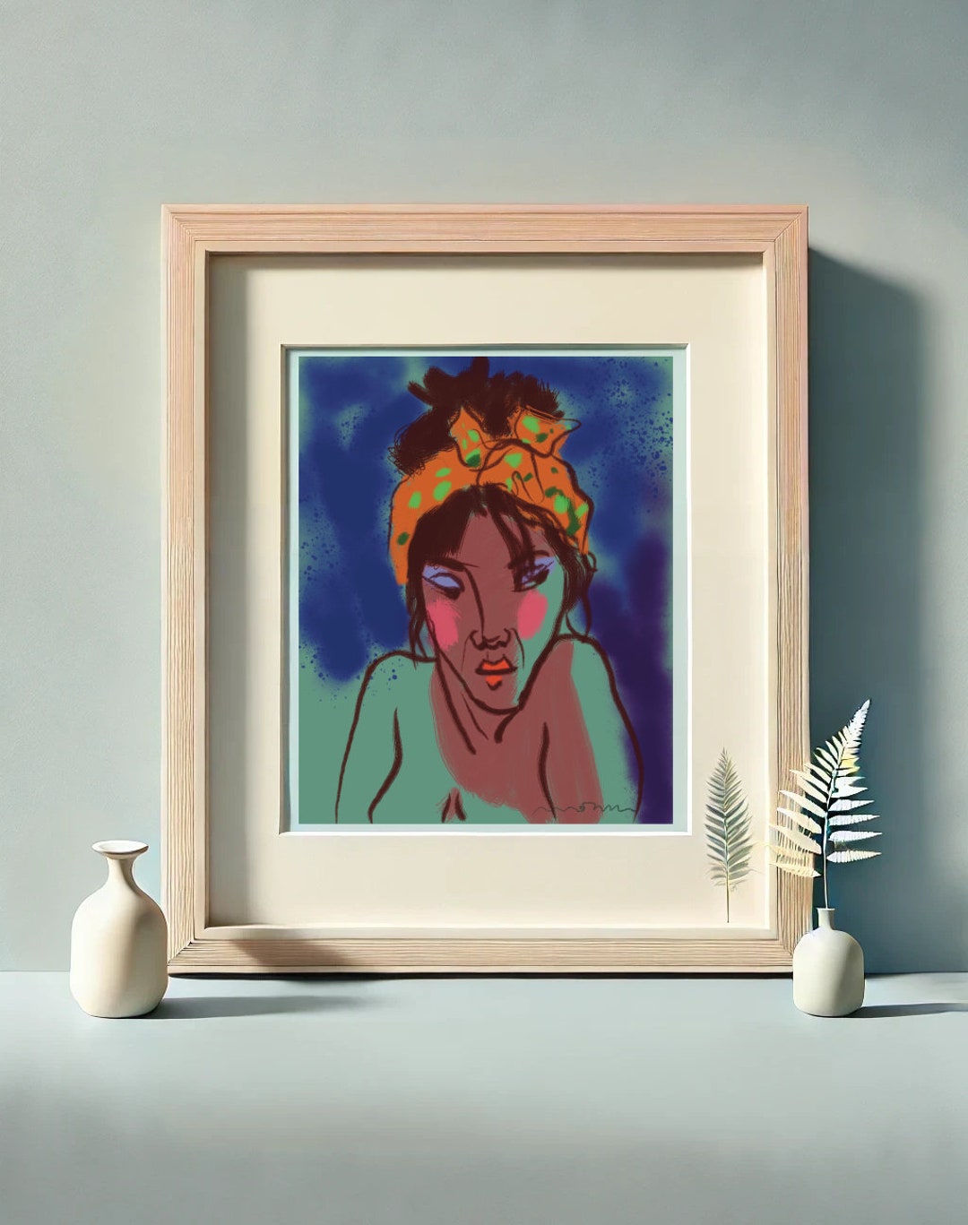 Female Croquis, Hand-drawn Digital Art by the Artist, Modern Art ...