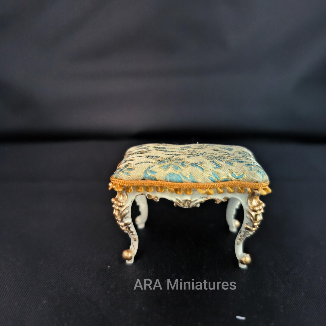 Handmade 1/12 Scale Victorian Dollhouse Miniature Stool - Etsy