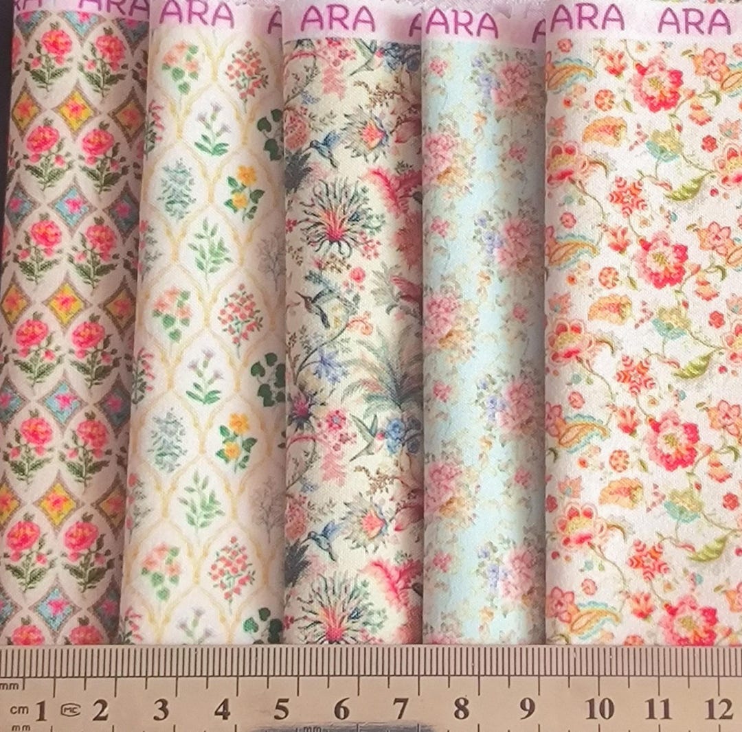 Printed Miniature Fabric | "magic Carousel" Pattern | for Dollhouses ...