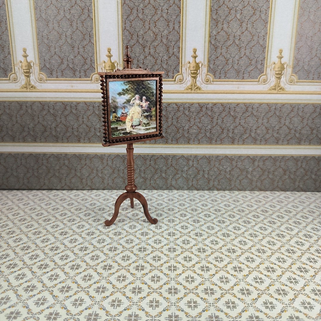Dollhouse Miniature Painting Stand 1/12 Scale. Design by Ara Miniatures ...