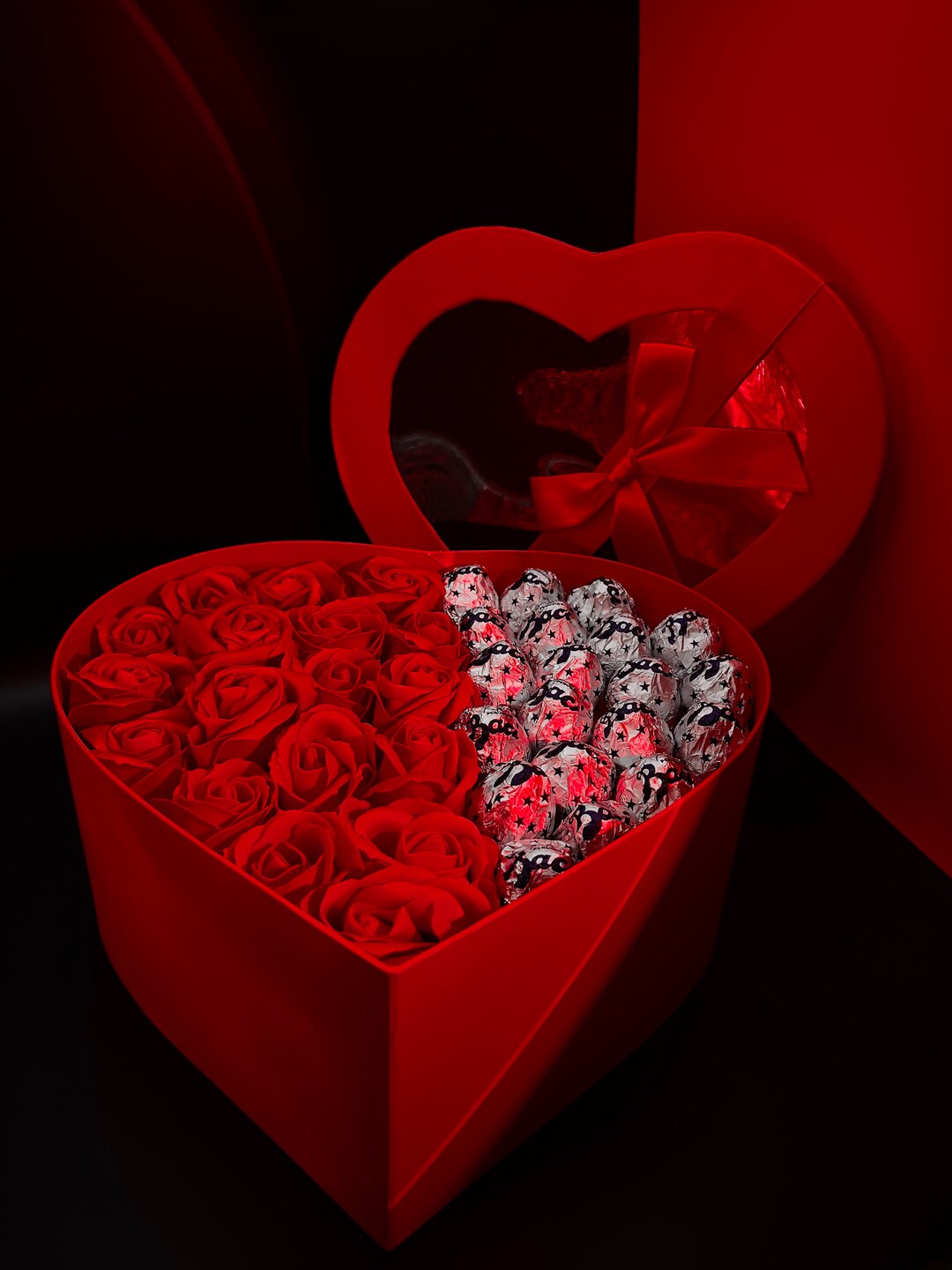 Baci Chocolate Heart and Roses - Etsy Australia