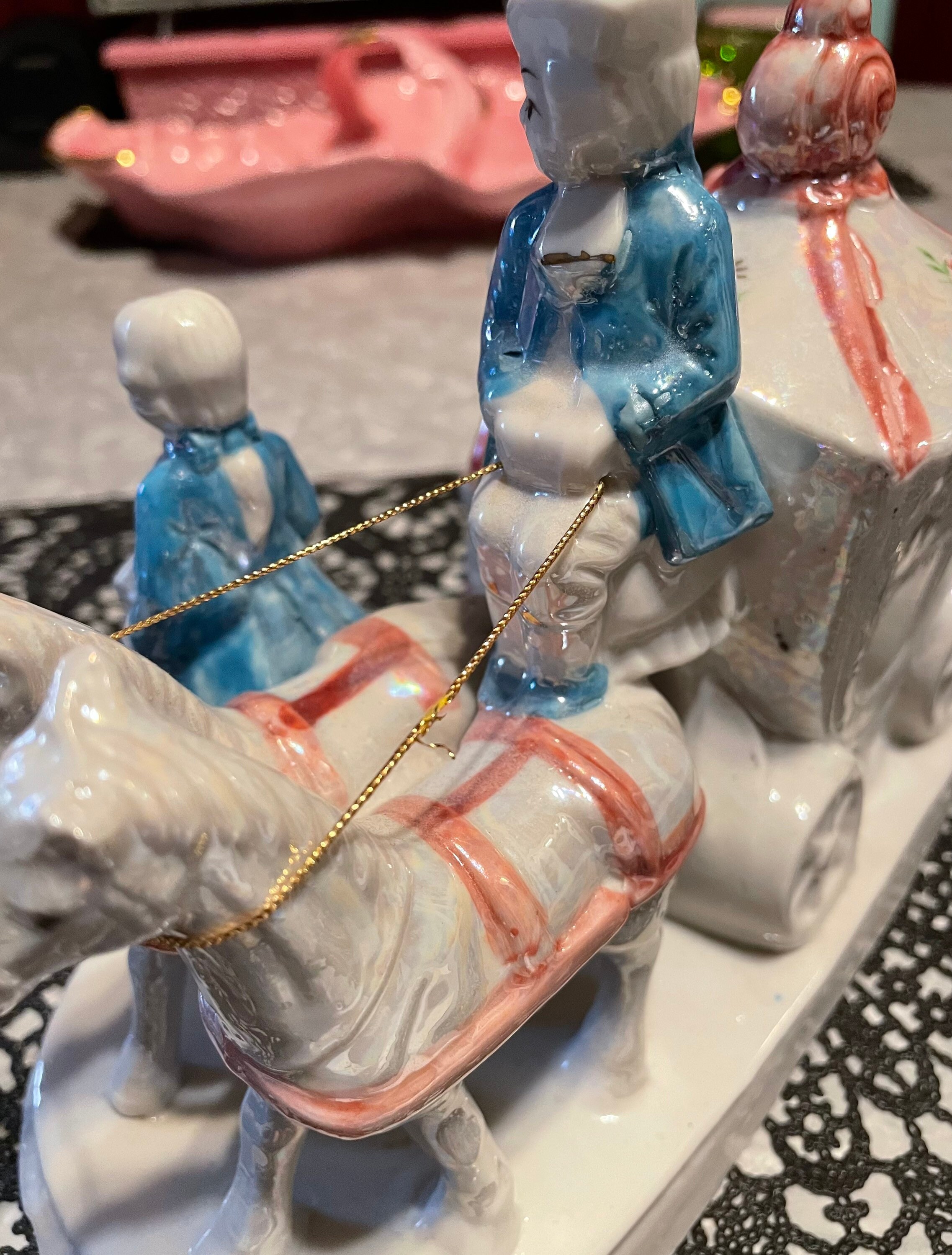 Rococo Style Carriage Statue Vintage 60s - Etsy