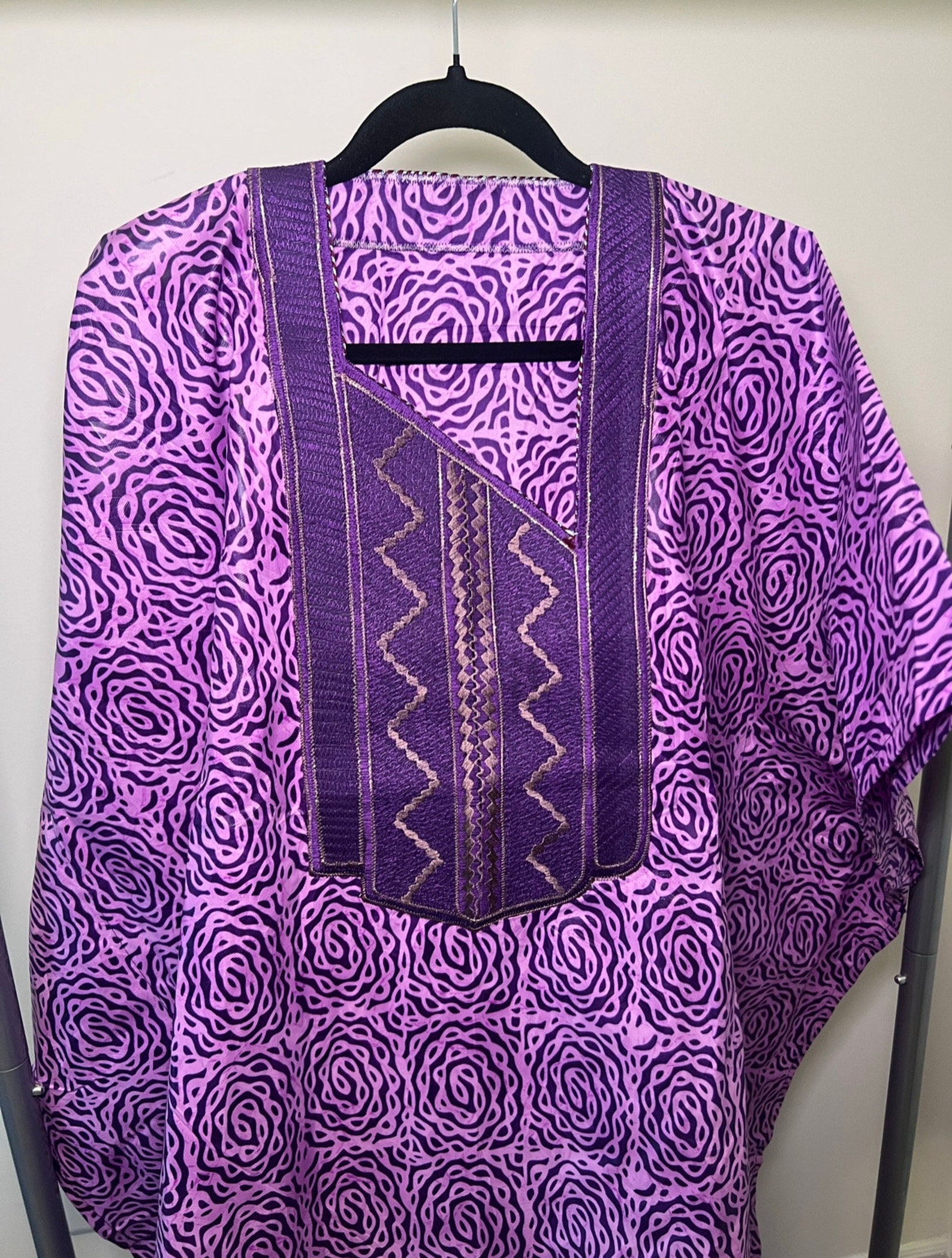 African Adire Kampala Boubou Agbada Bubu Dress Kaftan Jalabiya African ...