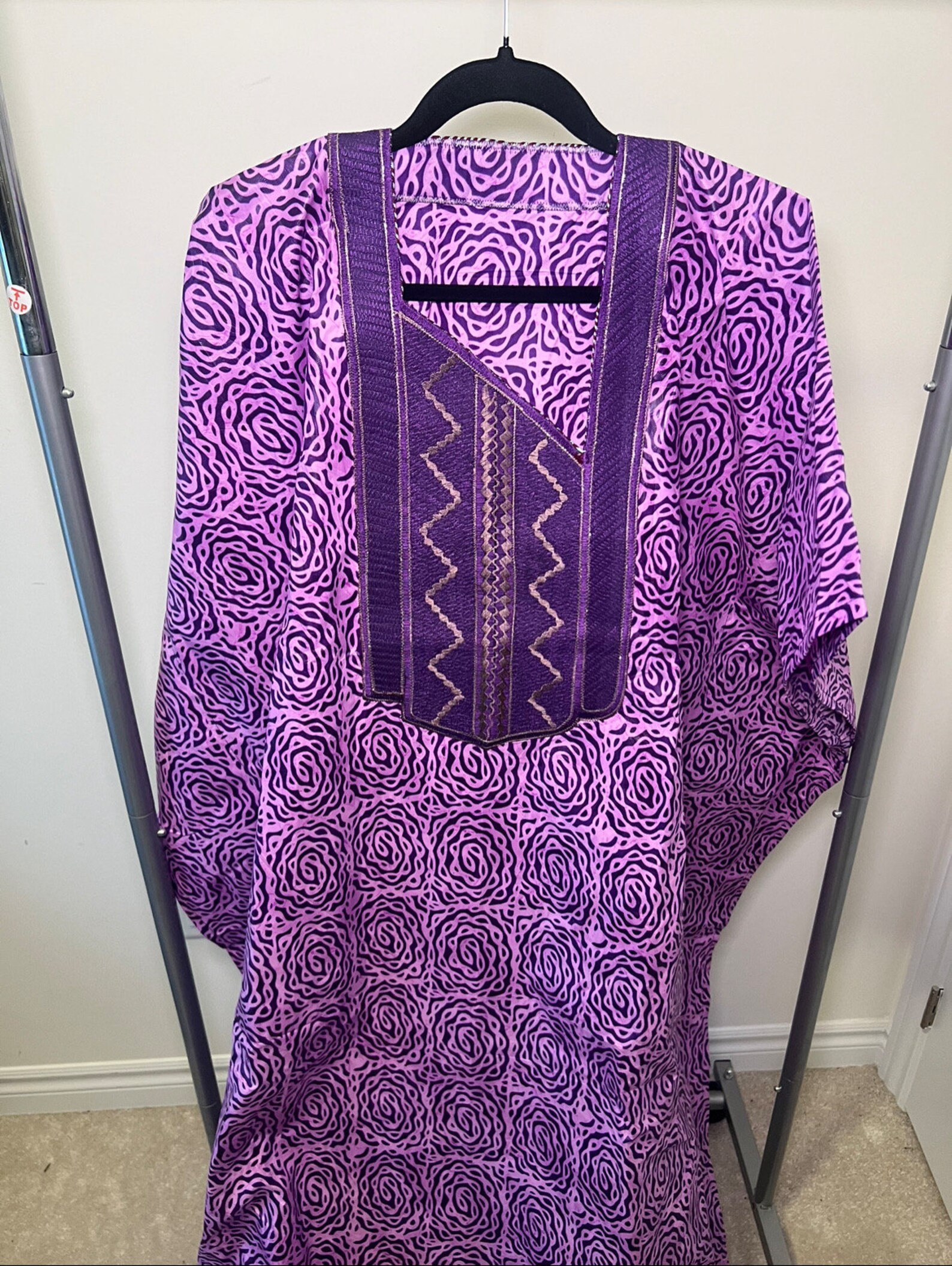 African Adire Kampala Boubou Agbada Bubu Dress Kaftan Jalabiya African ...