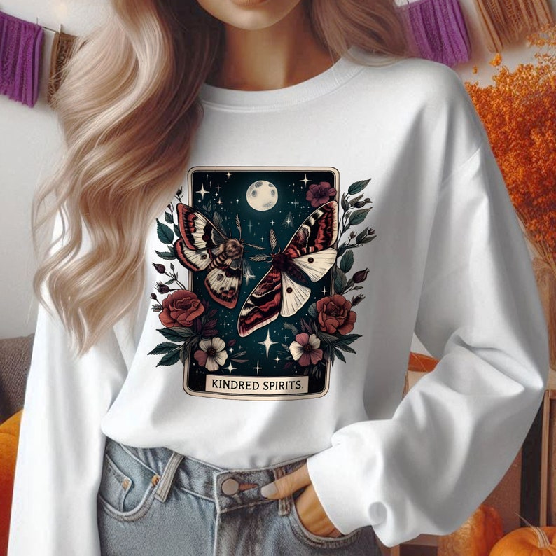 Gothic Mystical Moth Tarot Card PNG, Moth Art, Halloween Png, Spooky ...